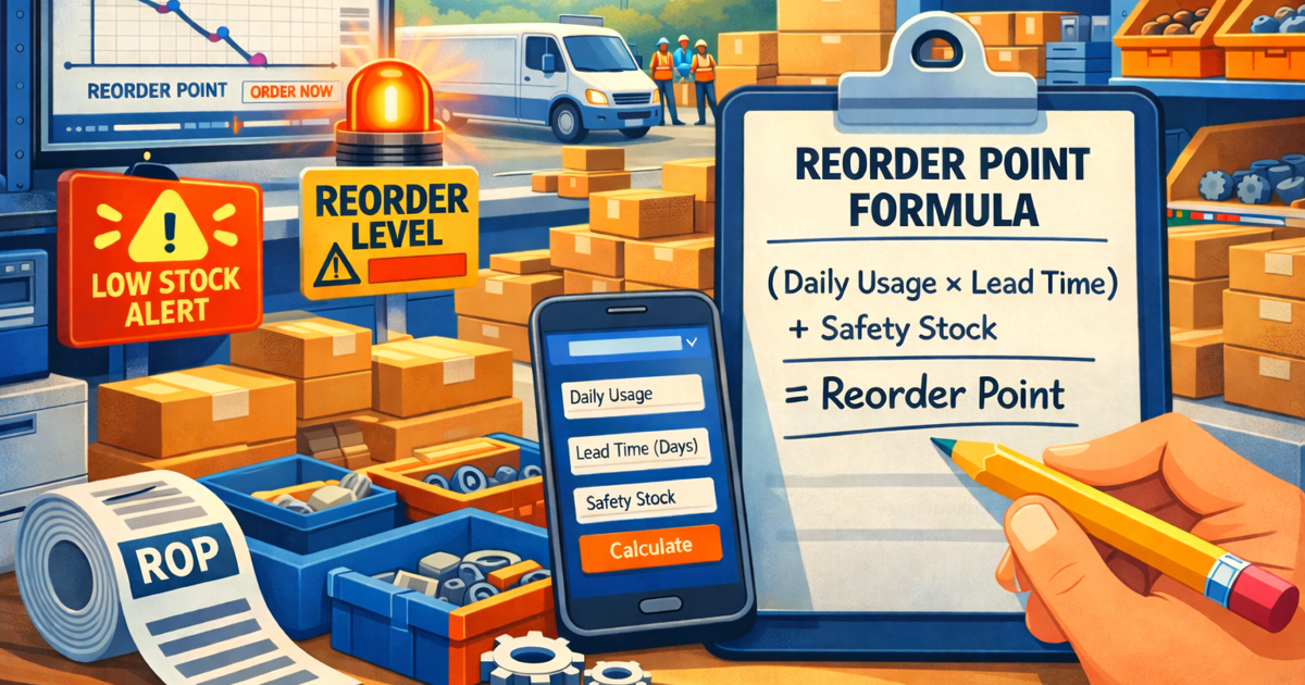 Reorder Point Formula + Calculator for Inventory Management | eTurns